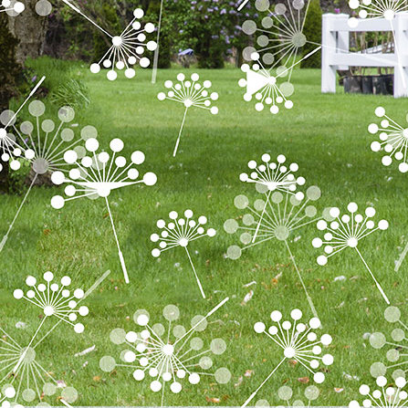 Stick Pretty Dandelion Decorative Window Film & Reviews | Wayfair