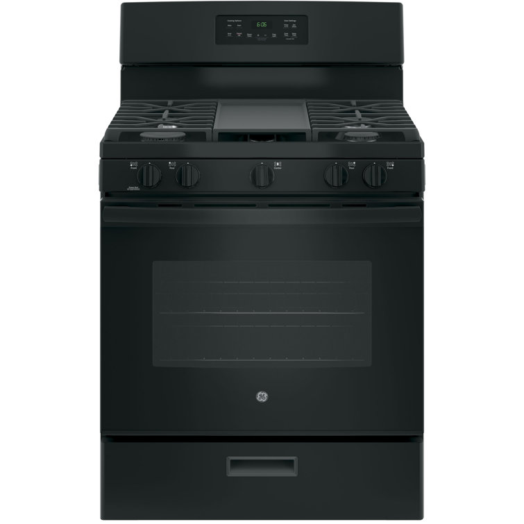 GE Appliances 30" 5 cu ft. Freestanding Gas Range with Griddle ...
