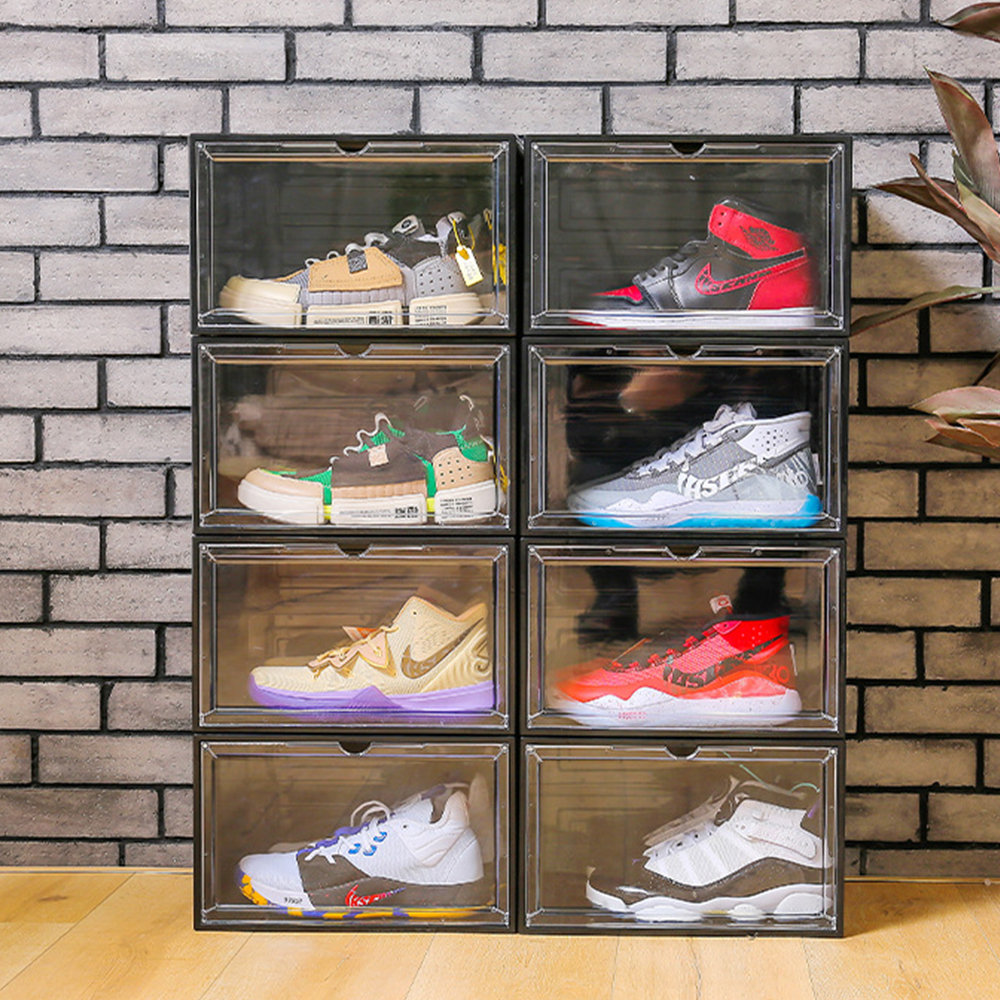 Rebrilliant Stackable Shoe Storage Box & Reviews | Wayfair