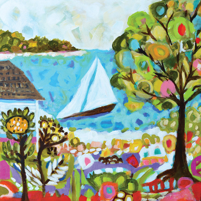 East Urban Home Nautical Whimsy V by Karen Fields - Print | Wayfair