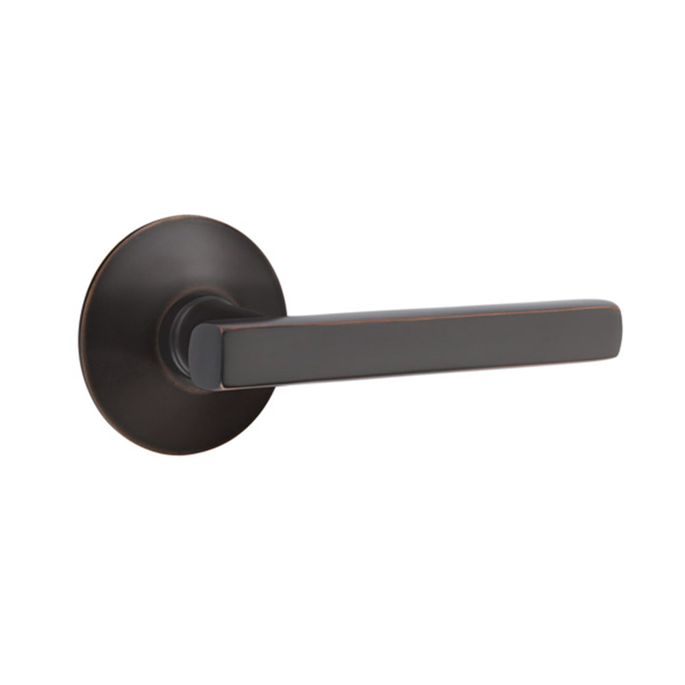 Emtek Freestone Passage (Hall & Closet) Door Lever with Rosette | Wayfair