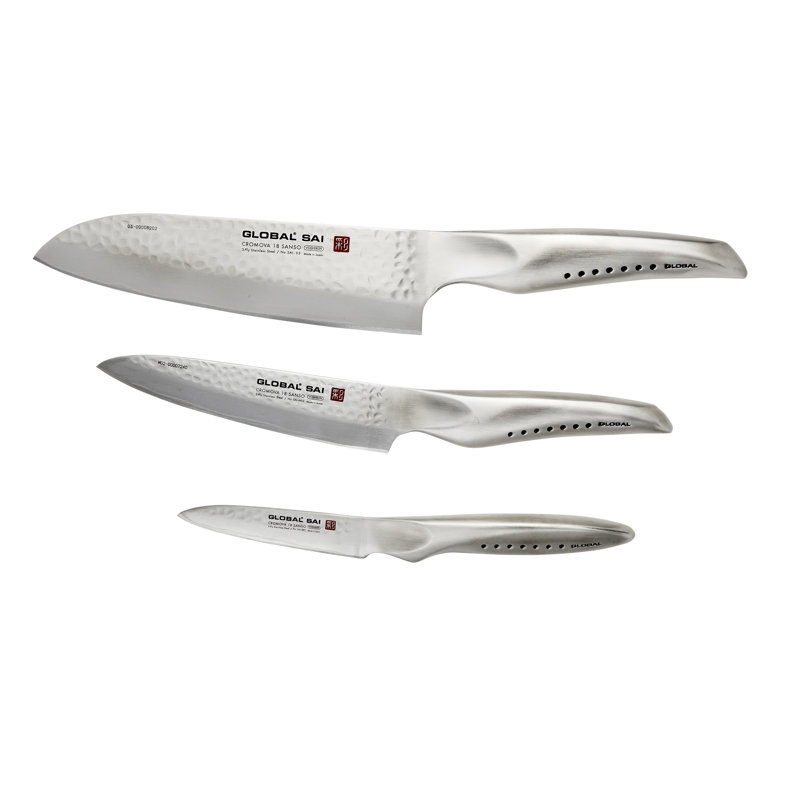 Global Knives Ukon 3 Piece Assorted Knife Set | Wayfair