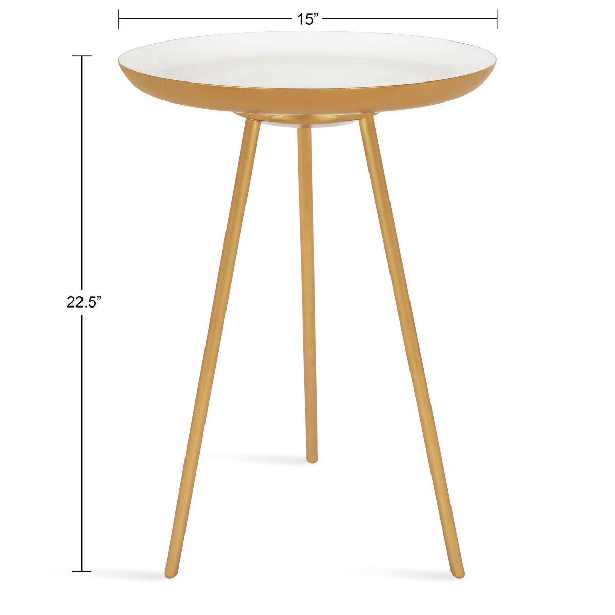 Mistana™ Philo 22.5'' Tall 3 Legs End Table & Reviews | Wayfair