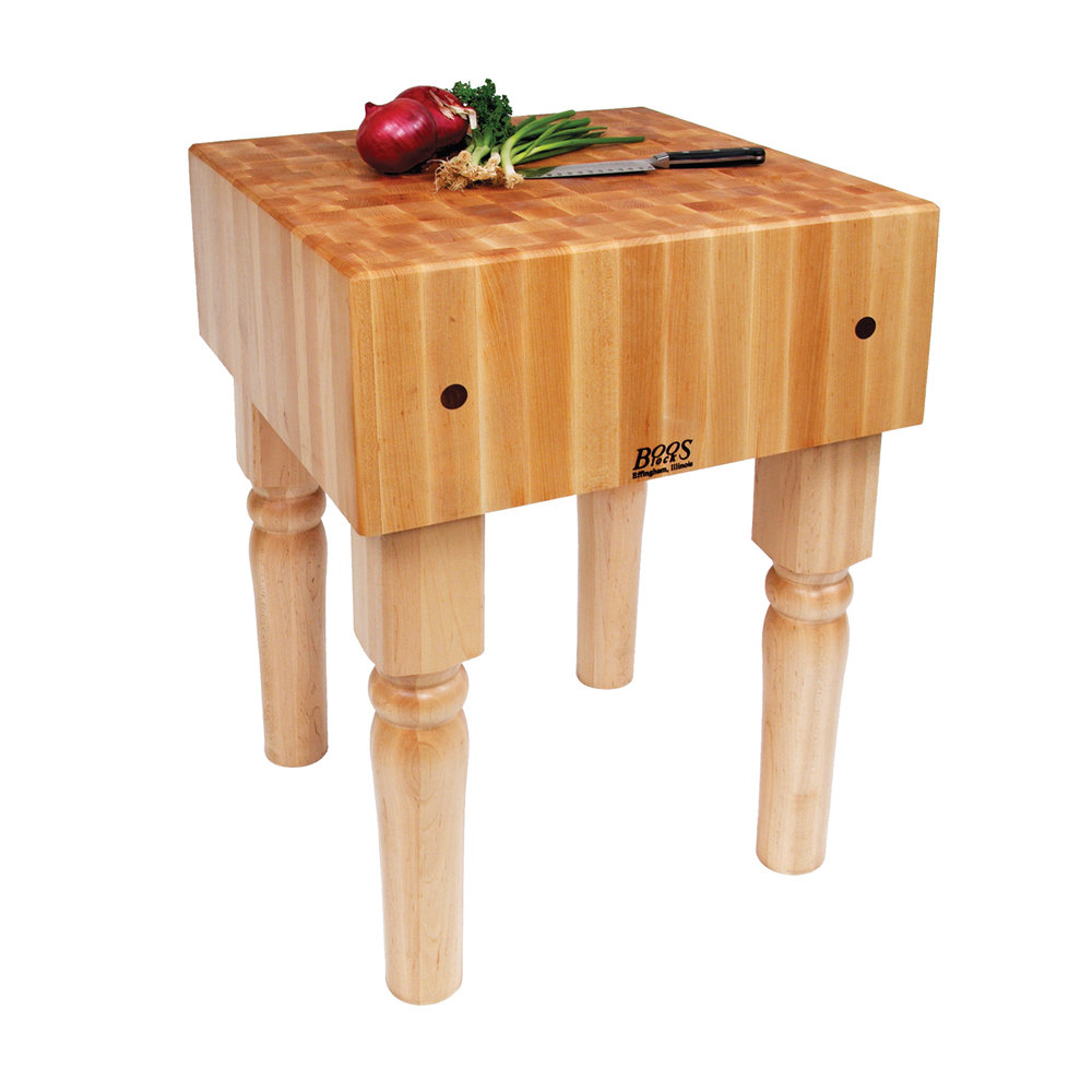 John Boos BoosBlock® Prep Table with Butcher Block Top & Reviews | Wayfair