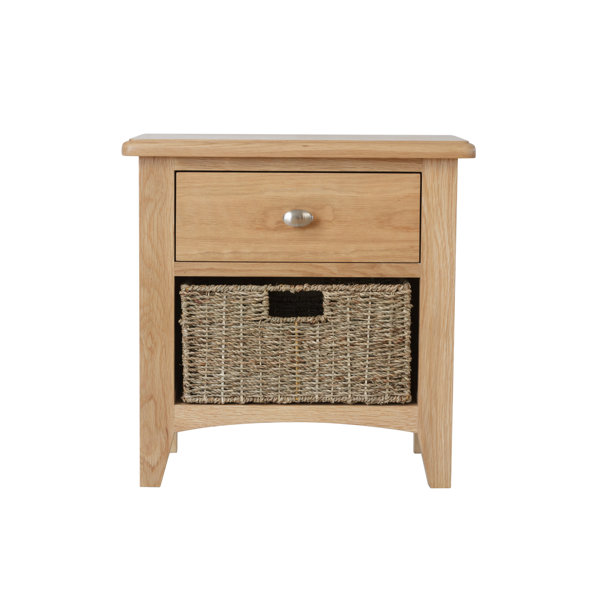 August Grove Captiva 2 Drawer Bedside Table | Wayfair.co.uk