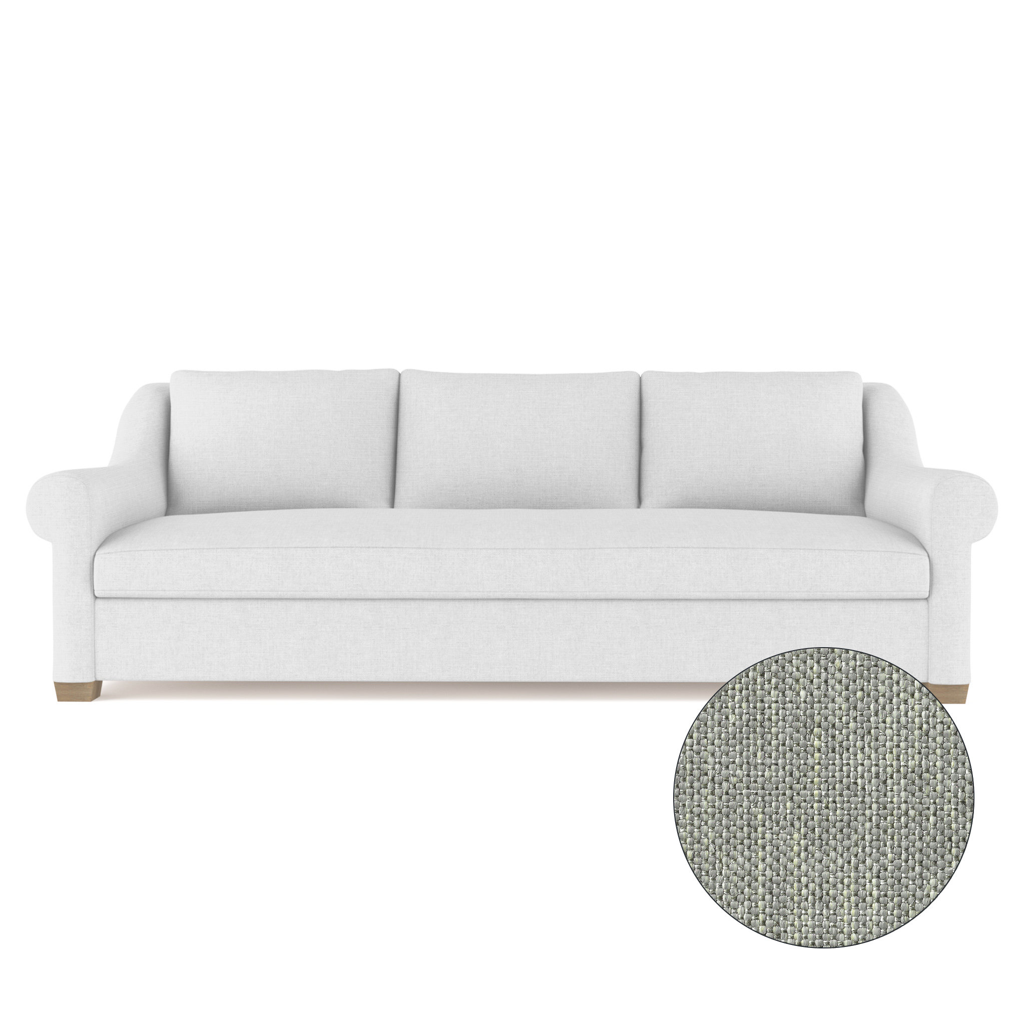 Tandem Arbor Thompson Rolled Slope-Arm Sofa | Wayfair
