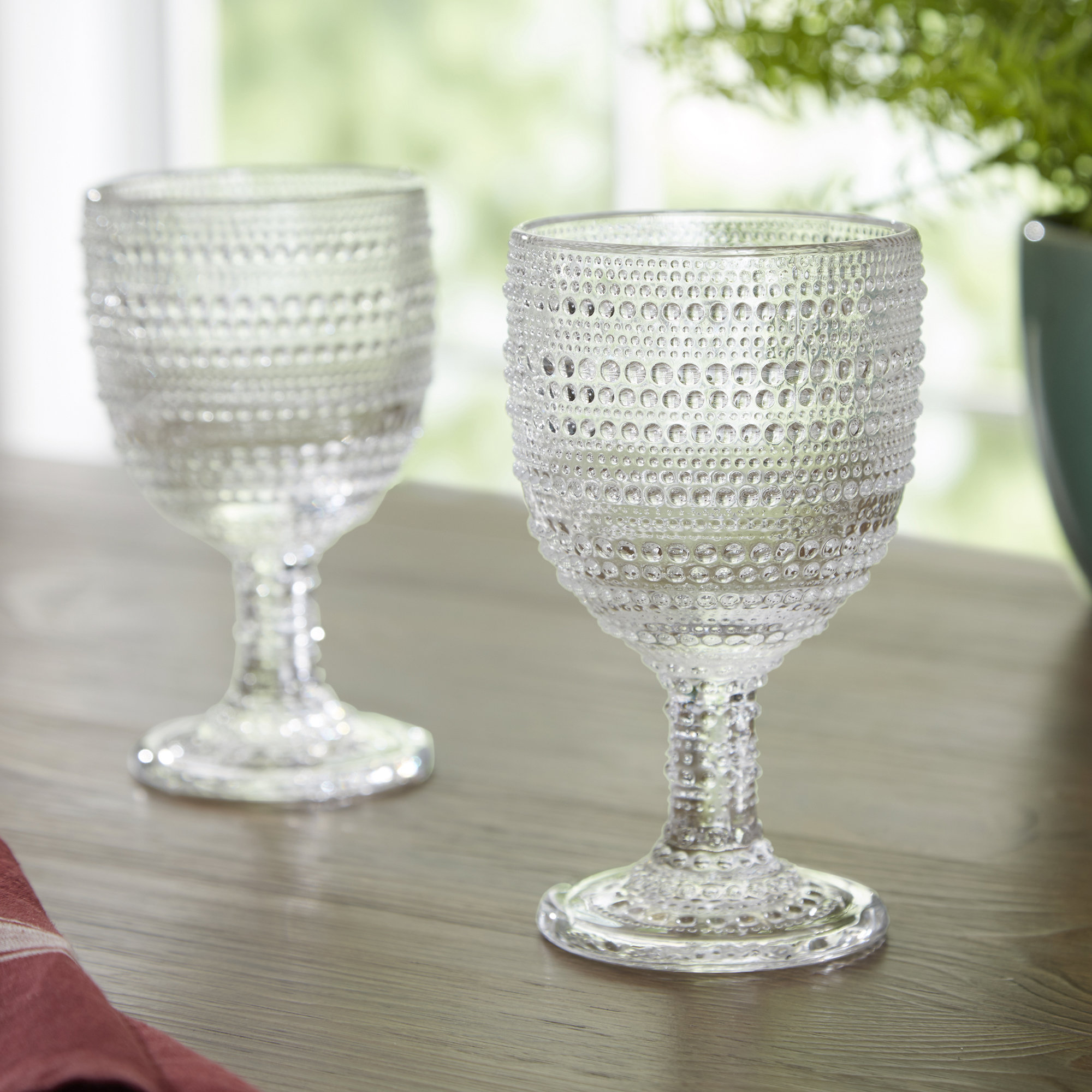 Bungalow Rose Babbitt 12 oz. Glass Goblet & Reviews | Wayfair