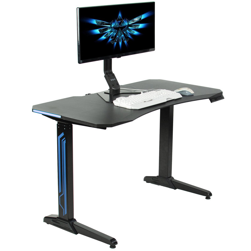 VIvo Electric Computer Height Adjustable Gaming Desk & Reviews | Wayfair