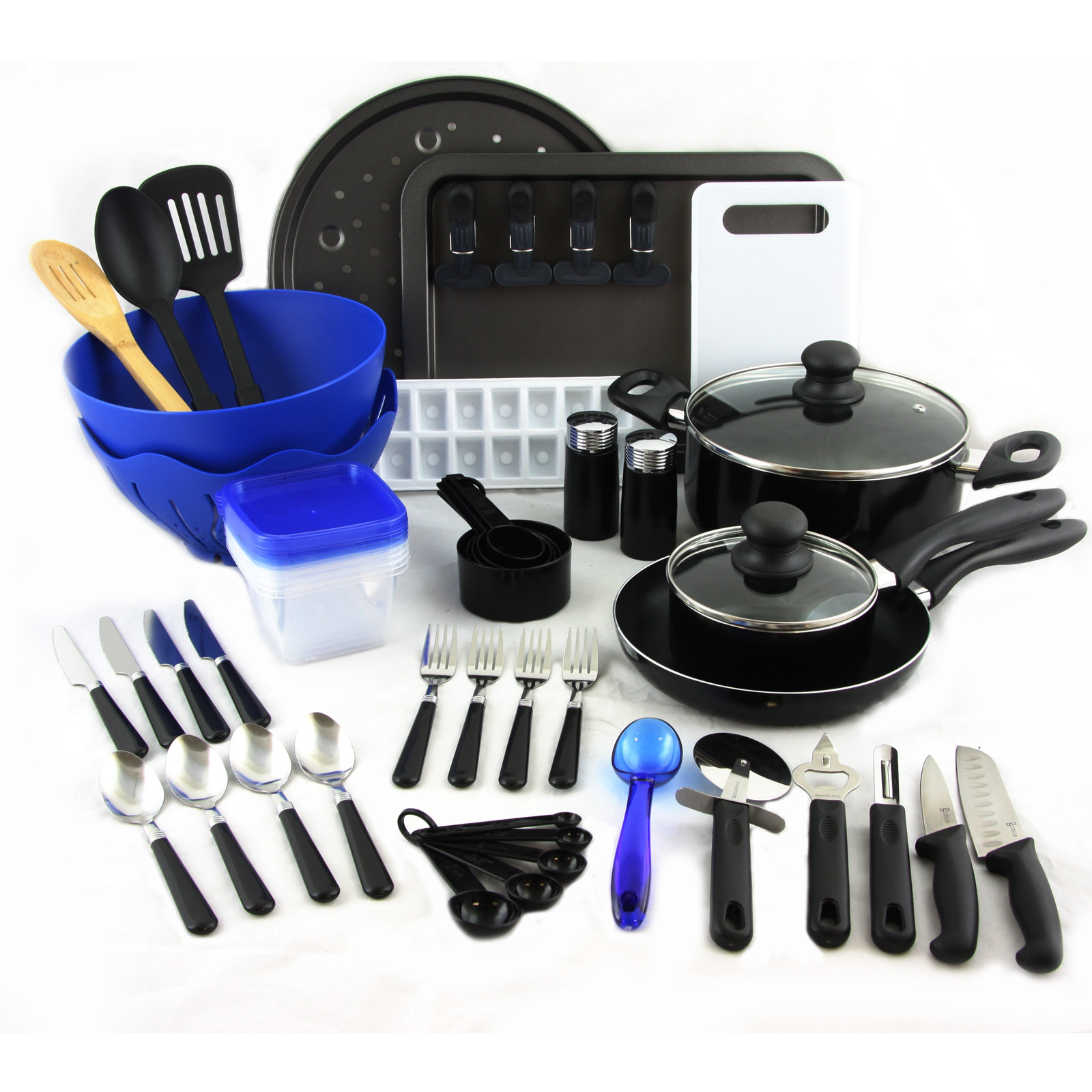 Gibson 59 Piece Total Kitchen Combo Cookware Set & Reviews | Wayfair