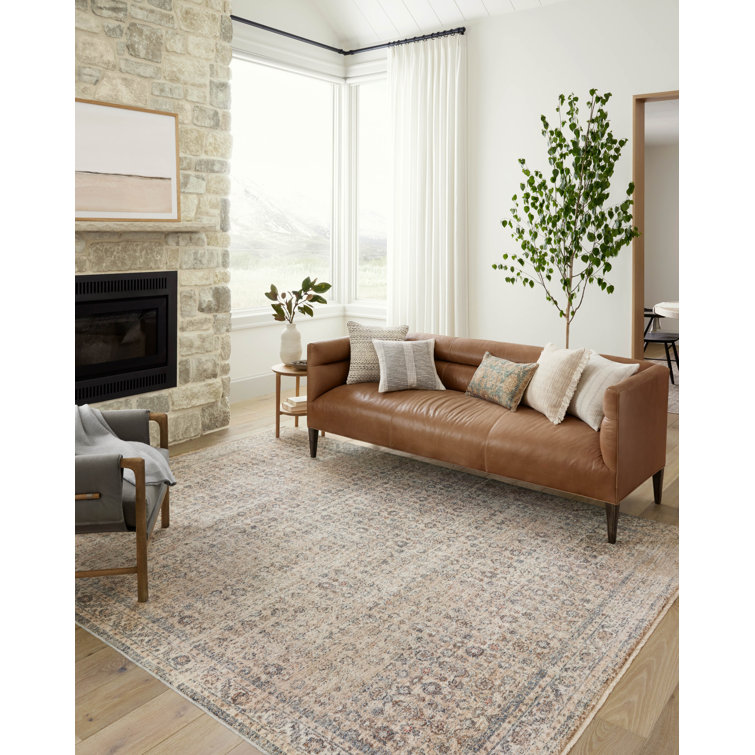 Angela Rose x Loloi Blake Beige / Denim Area Rug & Reviews | Wayfair