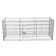 Archie & Oscar Chalk 61cm 8 Panel Indoor/Outdoor Metal Pet Pen ...