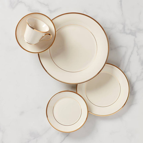 Lenox Eternal Bone China Dinnerware - Set of 5 & Reviews | Wayfair
