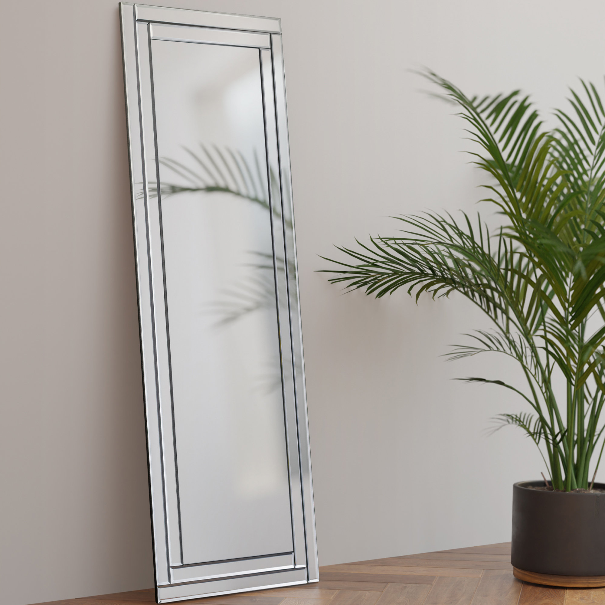 17 Stories Khaliah Rectangle Floor Mirror | Wayfair.co.uk