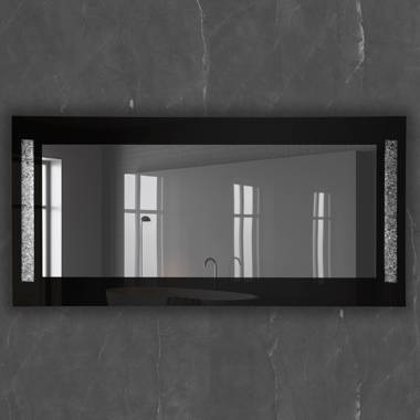 MaestroBath Princess Rectangle Glass Bathroom / Vanity Mirror | Perigold