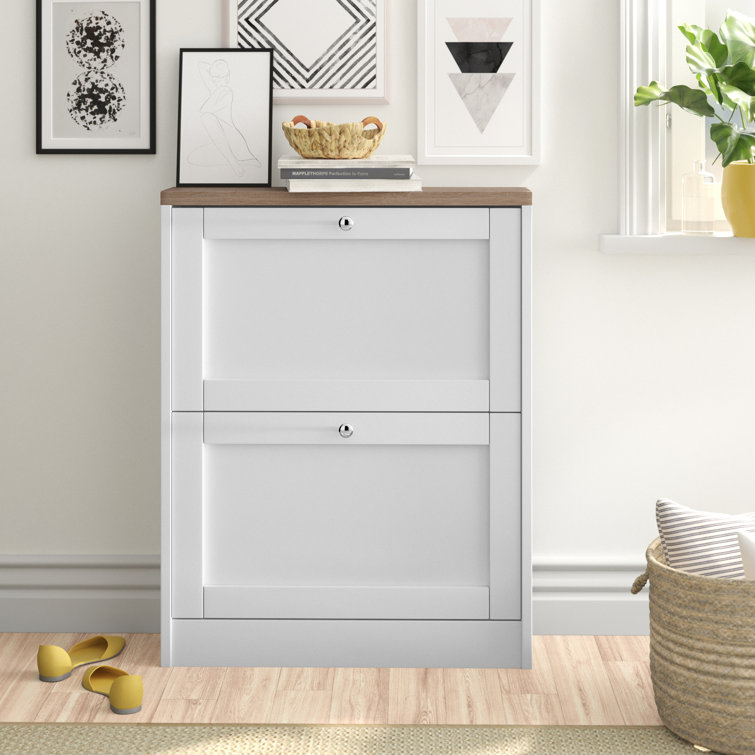 Zipcode Design™ 8 Pair Flip Down Shoe Storage & Reviews | Wayfair.ca