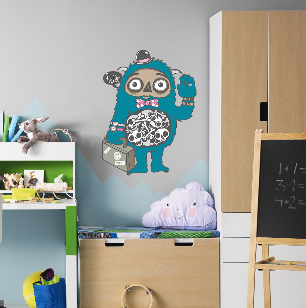 Trinx Nursery Monster Decal, Nursery Monster Sticker, Nursery Monster ...