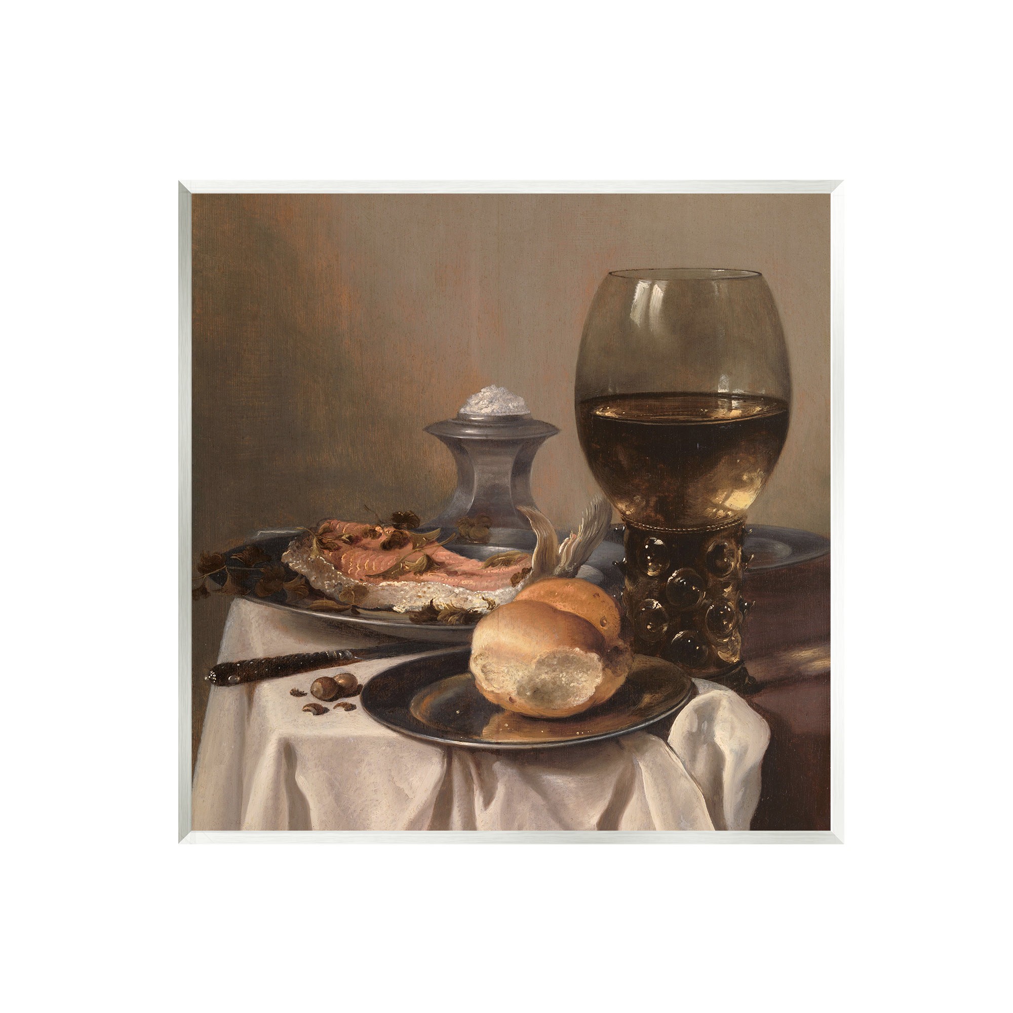 Stupell Industries Still Life With Salt Pieter Claesz Classical by ...