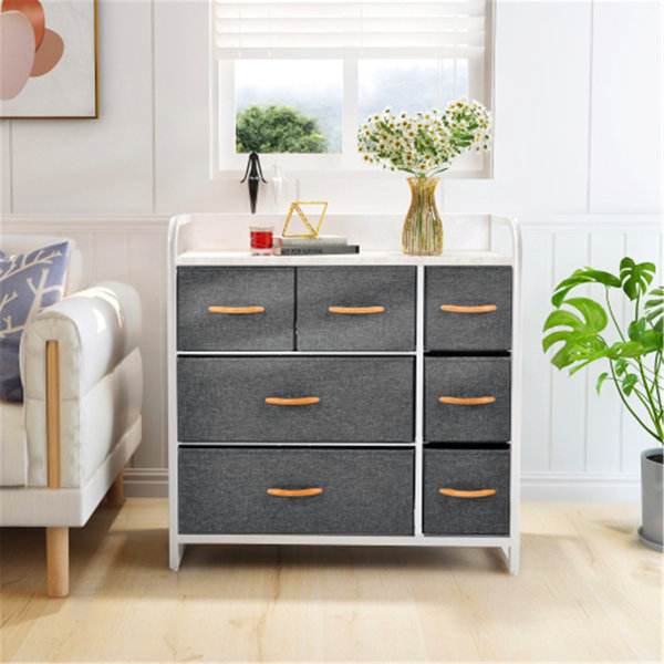 Ebern Designs Automn 7 Drawer Metal Frame Storage Drawer | Wayfair.co.uk
