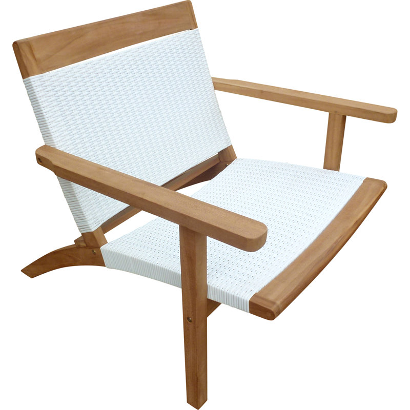Highland Dunes Siri Teak Patio Chair | Wayfair