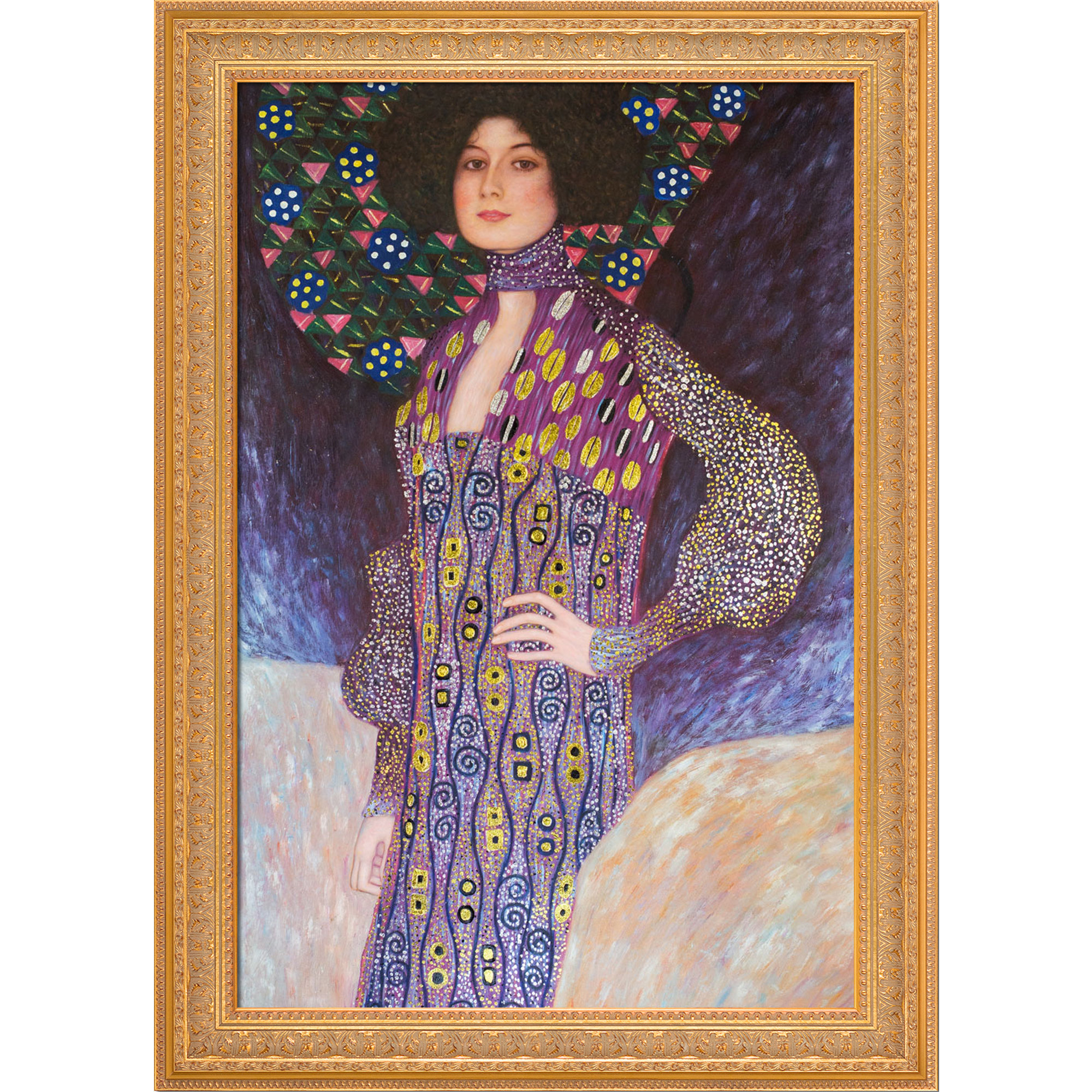 Vault W Artwork Portrait Of Emilie Floge, Metallic Embellished by ...