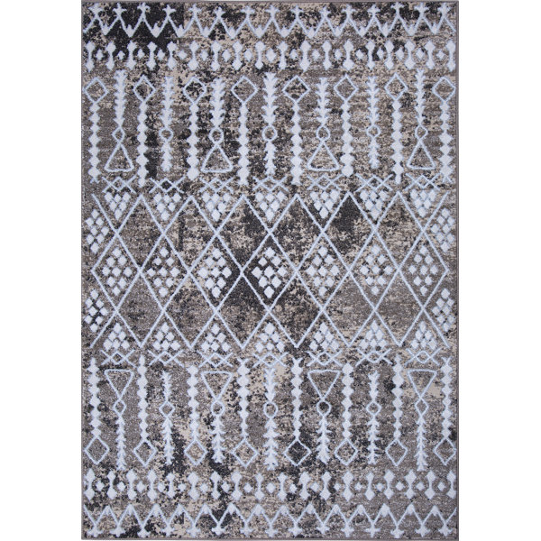 Dakota Fields Taupe Power Loom Taupe Area Rug | Wayfair