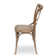 Gracie Oaks Robards Cross Back Side Chair in Whitewash & Reviews | Wayfair