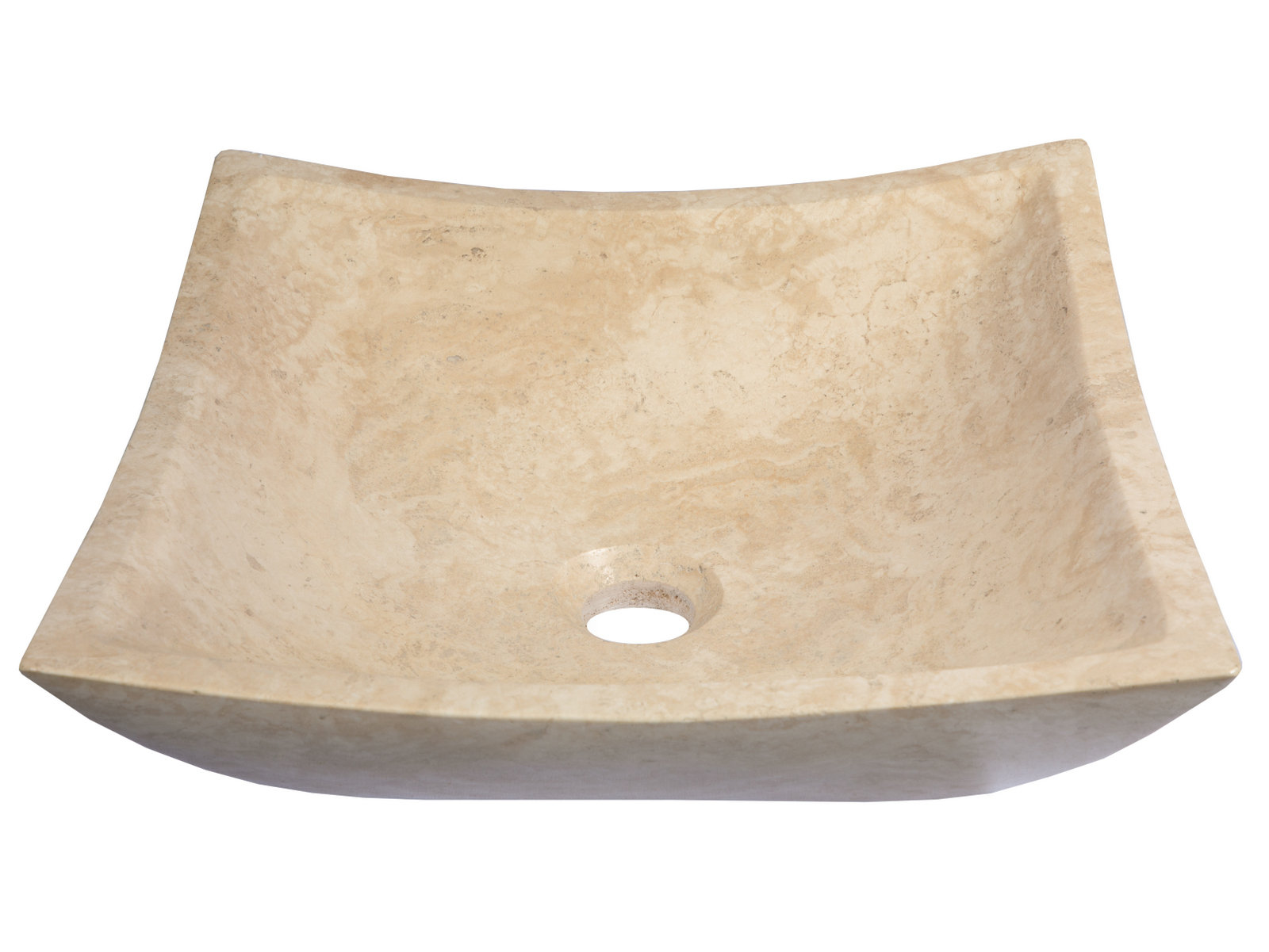 EdenBath Deep Zen Stone Square Vessel Bathroom Sink | Wayfair