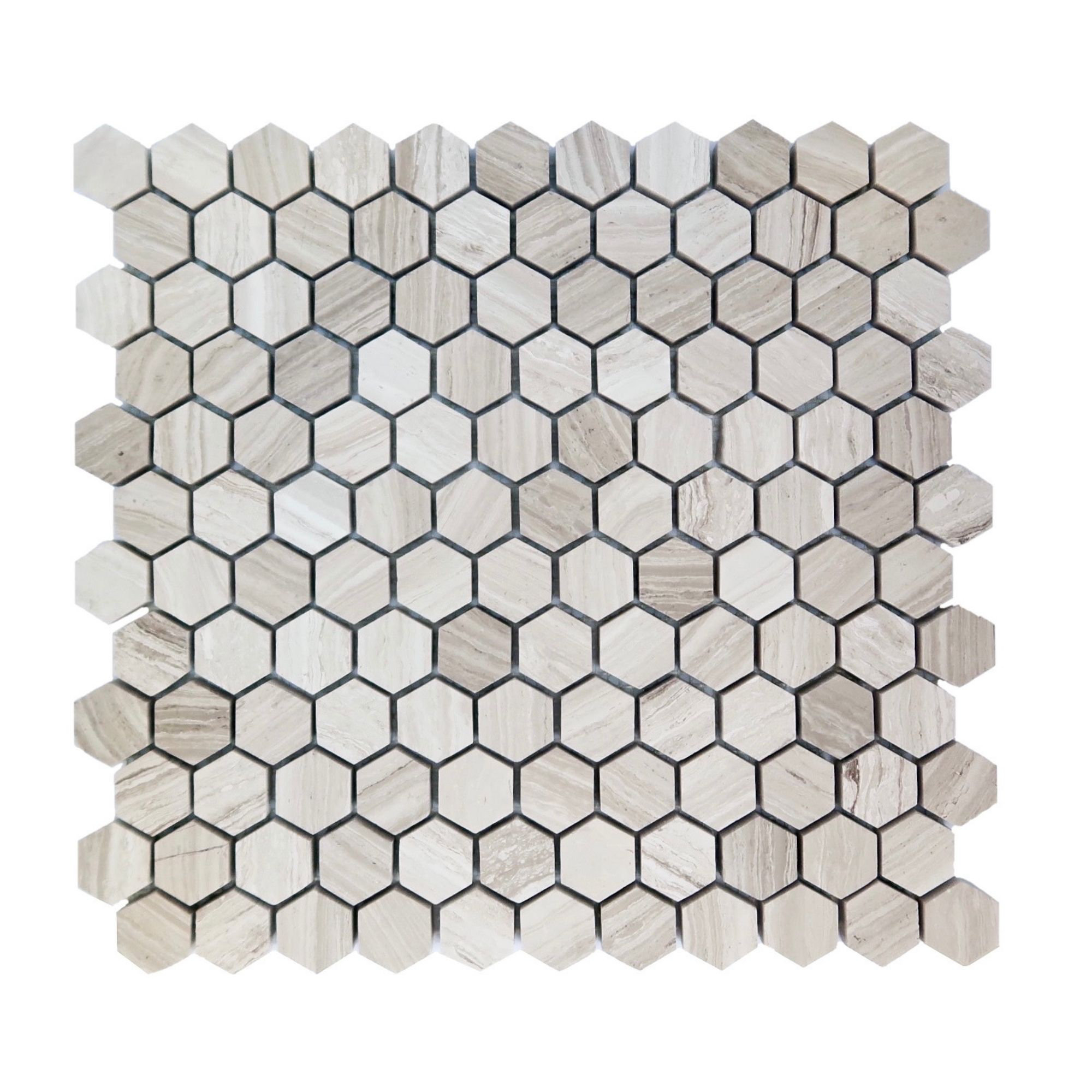 Symple Stuff Holborne 1" x 1" Marble Mosaic Floor Tile | Wayfair