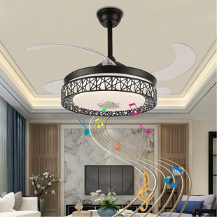 Retractable Blades Ceiling Fans You'll Love in 2021 | Wayfair