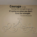 Belvedere Designs LLC Courage To Go On Wall Quotes™ Decal & Reviews ...