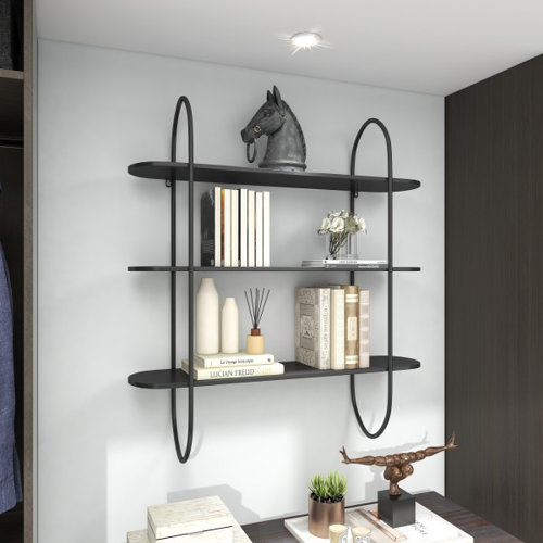 Steelside™ Desiree 3 Piece Metal Tiered Shelf & Reviews | Wayfair