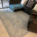 Kelly Clarkson Home Alfonso Oriental Area Rug in Aqua/Ivory/Teal ...