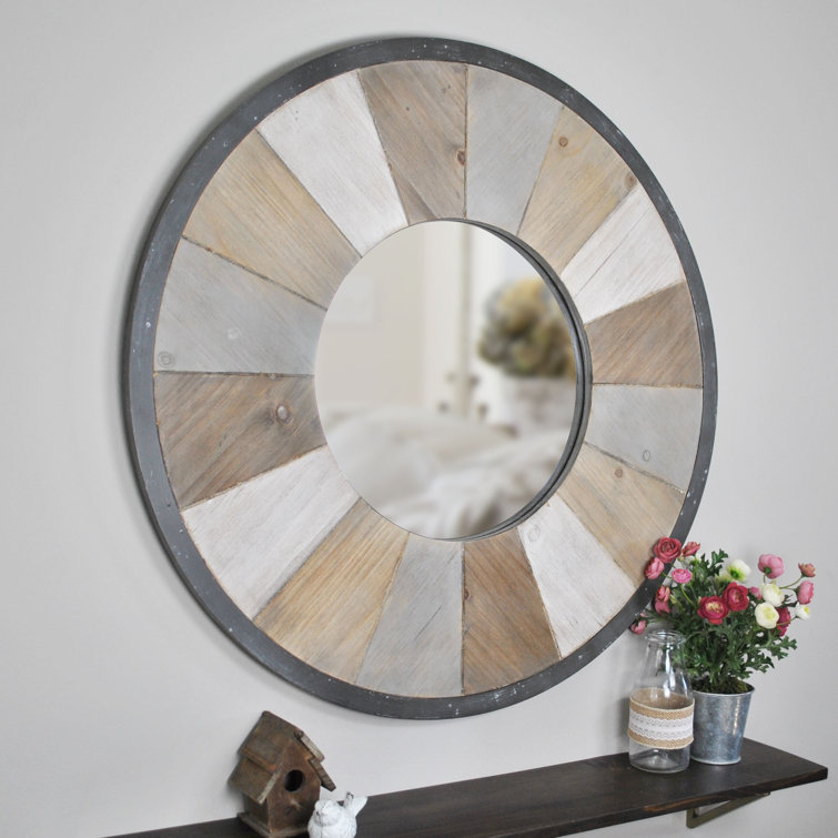 Union Rustic Zephyrine Rustic Accent Mirror & Reviews | Wayfair