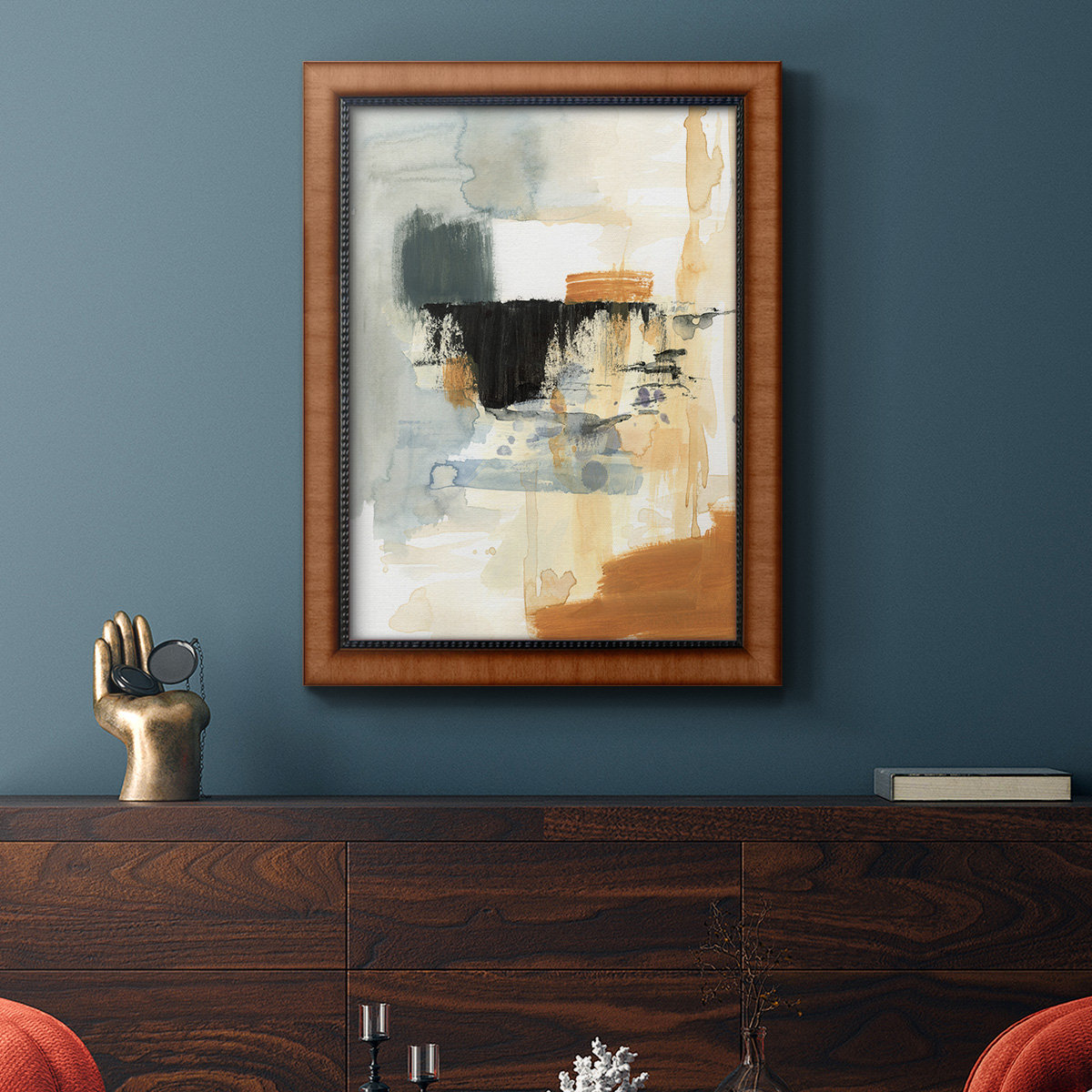 Orren Ellis Seria IV - Picture Frame Painting on Canvas | Wayfair
