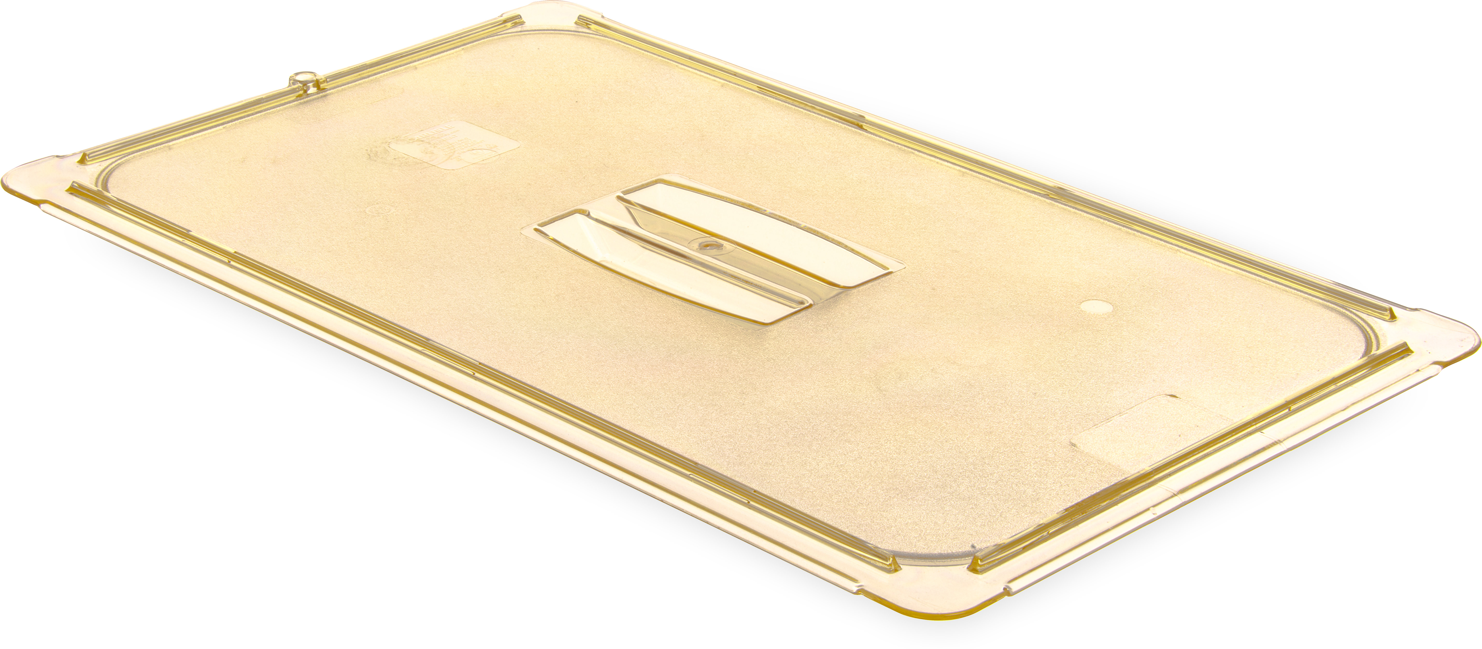 Carlisle Food Service Products Universal™ Yellow Rectangle Plastic Lid ...