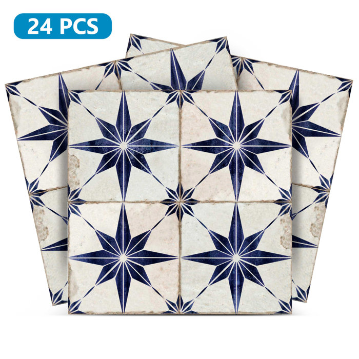 Mi Alma 7" x 7" Vinyl Peel & Stick Mosaic Tile | Wayfair
