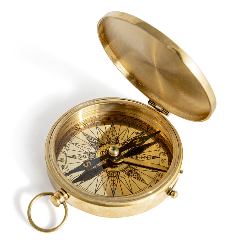 Breakwater Bay Santos Decorative Pocket Compass