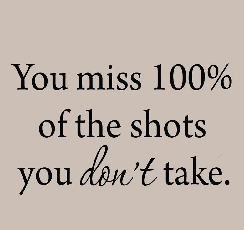 VWAQ You Miss 100% of the Shots You Don't Take Wayne Gretsky Quote Wall ...
