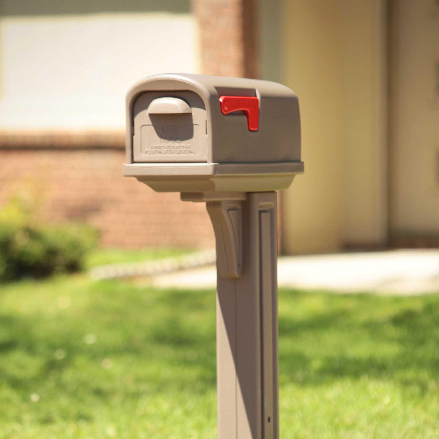 Gibraltar Mailboxes Classic Post Mounted Mailbox & Reviews | Wayfair
