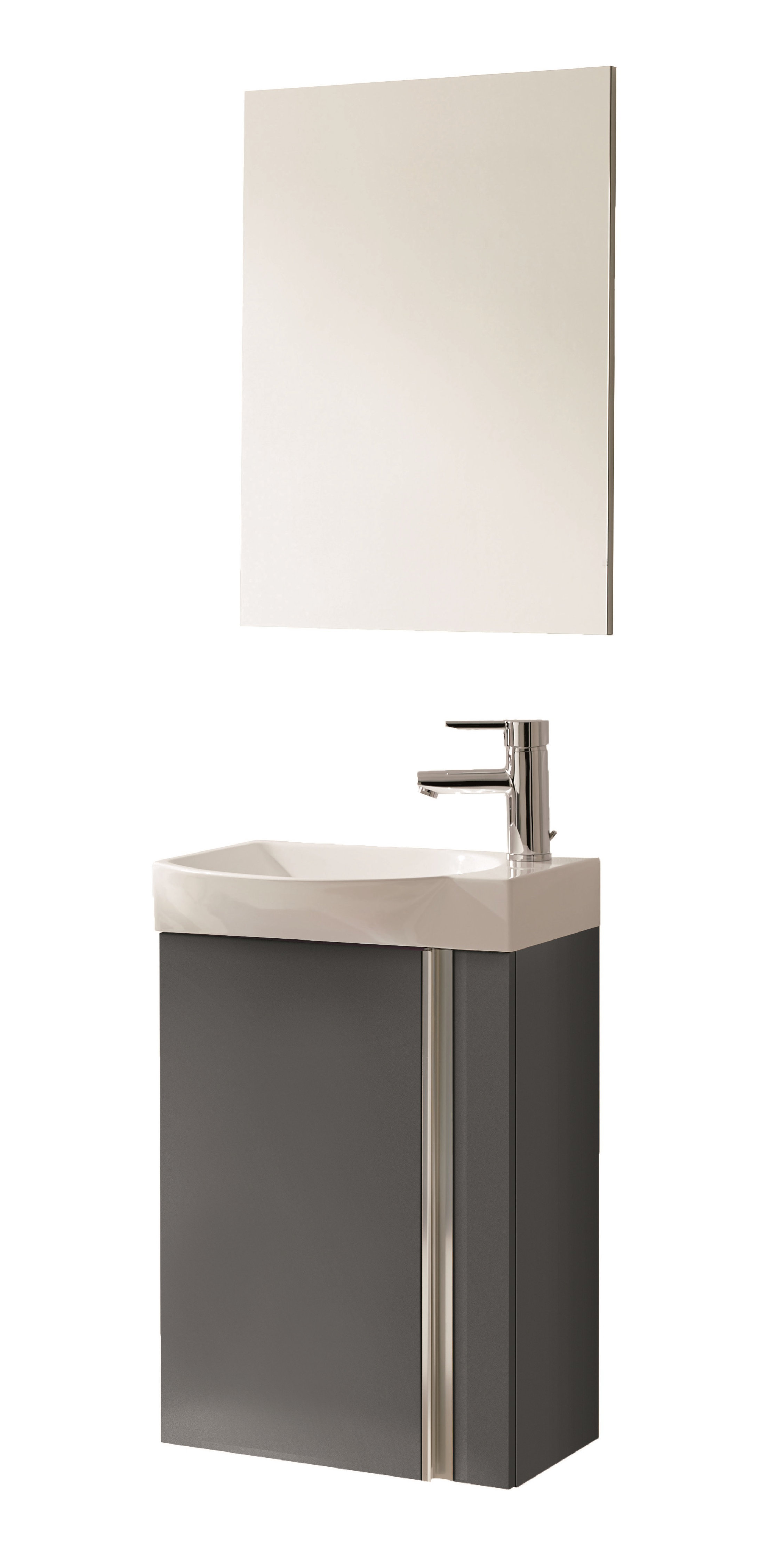Orren Ellis Margolis 18" Wall-Mounted Single Bathroom Vanity Set with ...