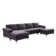 Ivy Bronx Peeples 131" Wide Reversible Modular Corner Sectional with ...