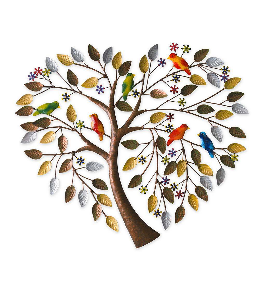 Wind & Weather Handcrafted Heart Tree Metal Wall Décor & Reviews | Wayfair