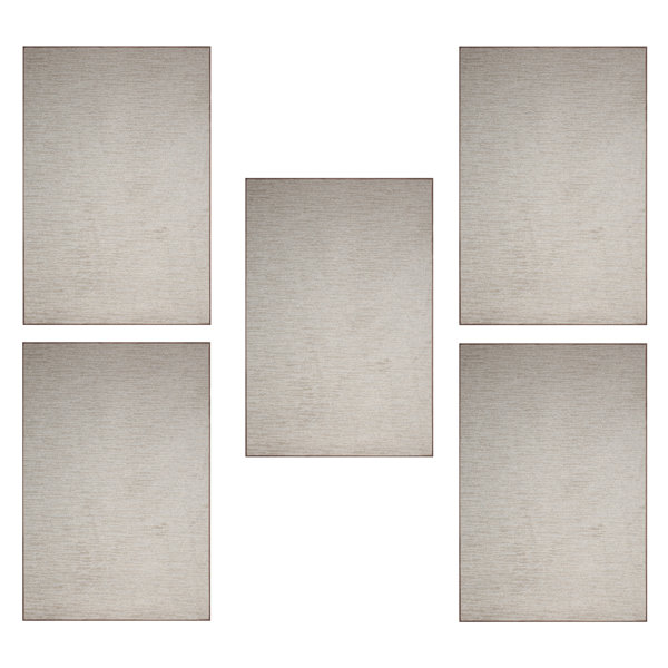 Latitude Run® Solid Color Machine Made Tufted Polyester Area Rug in ...