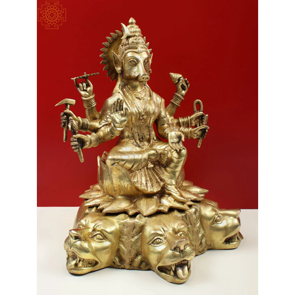 Exotic India Goddess ofDarkness Devi Varahi Statue | Wayfair