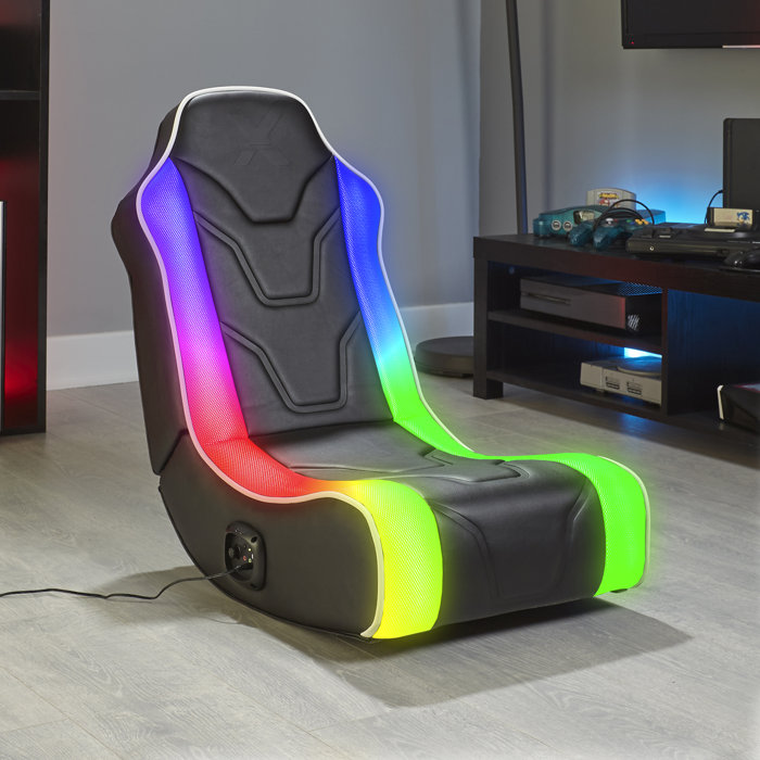 X Rocker Chicane LED 2.0 Wired Floor Rocker, Black | Wayfair.ca