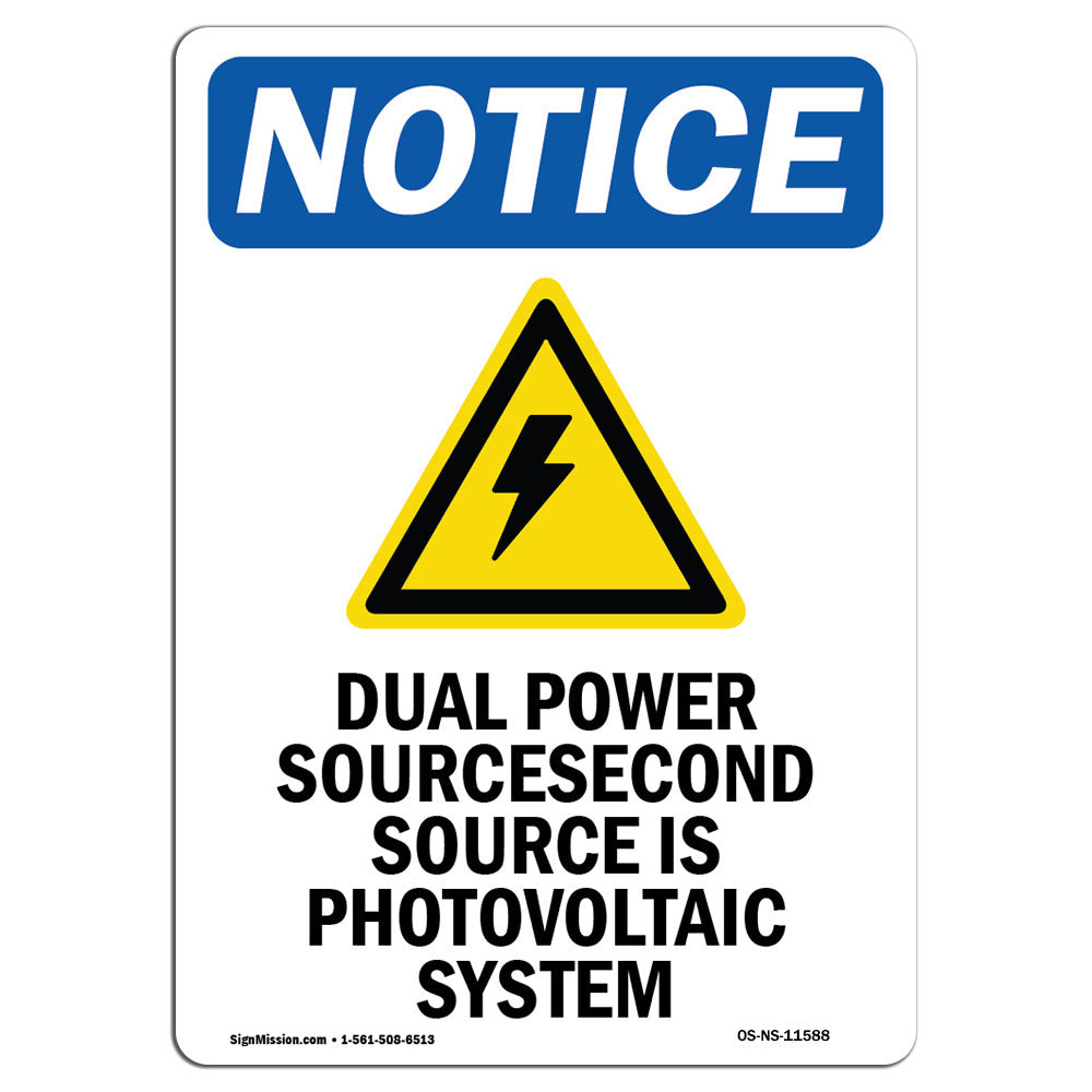 SignMission Dual Power Source Sign | Wayfair