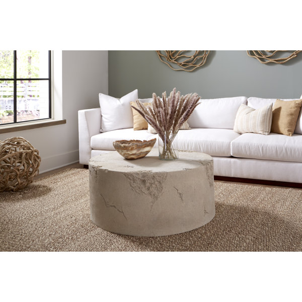 Phillips Collection Formation Coffee Table, Roman Stone | Wayfair