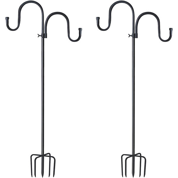 double shepherds hook with base