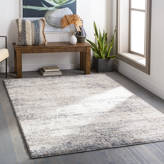 17 Stories Aderyn Gray/Dark Blue Rug | Wayfair