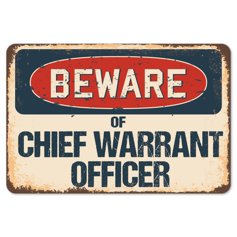 SignMission Decal-Chief Warrant Officer_Beware Of Chief Warrant Officer ...